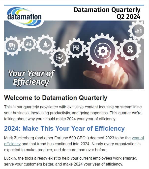 Datamation Newsletter Archive - Current and Previous Issues